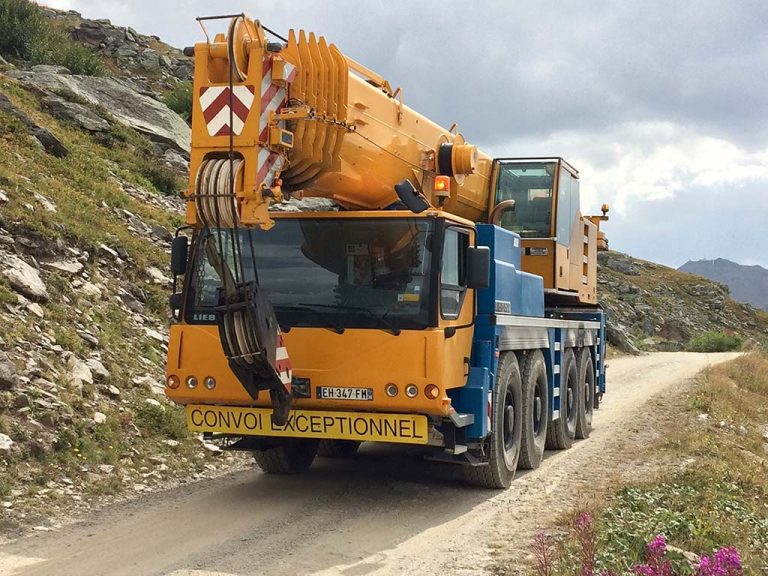 Matériel à la location de grues de levage en Rhône-Alpes